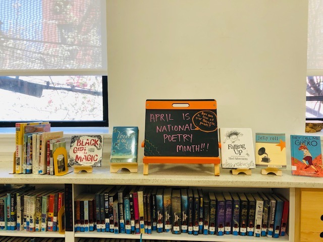 National Poetry Month Display – manuela aronofsky